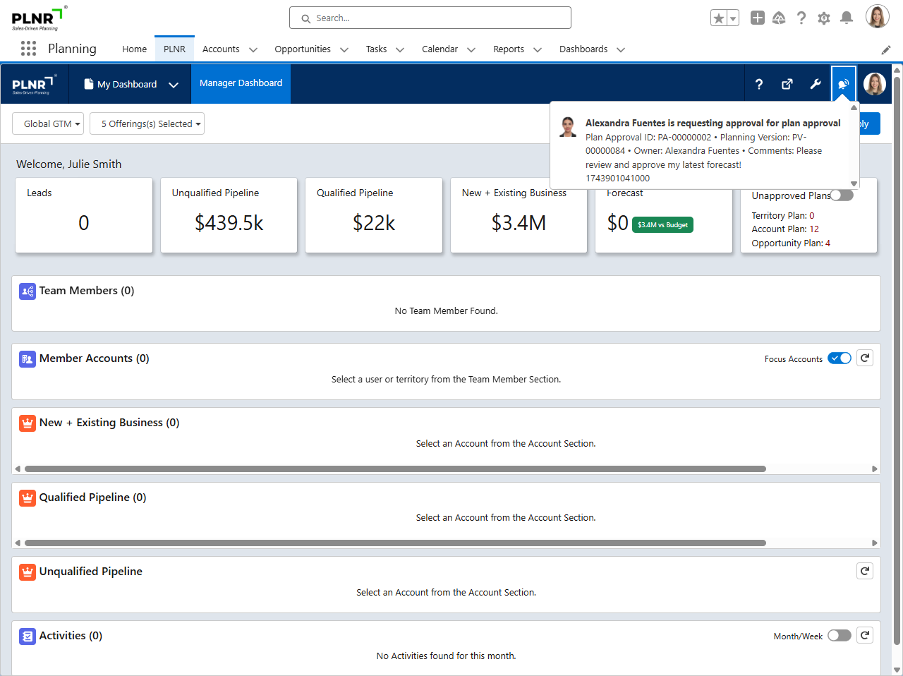 Planning Processes - PLNR — Sales-Driven Planning
